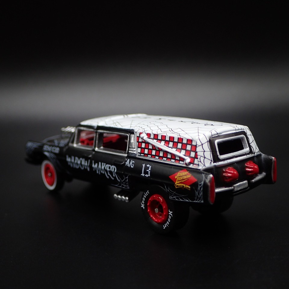 HAULIN CADILLAC HEARSE DRAGSTER DRAG RACER 1:64 SCALE DIORAMA DIECAST ...