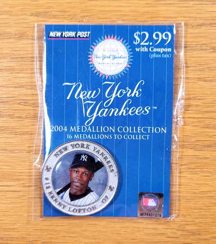 Kenny Lofton Coin New York Yankees 2004 Medallion Collection MLB ...