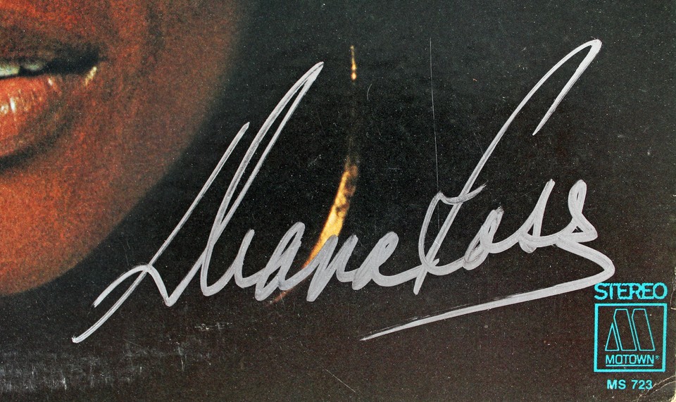 Diana Ross Authentic Signed Surrender Album Cover W/ Vinyl JSA #M46859 ...
