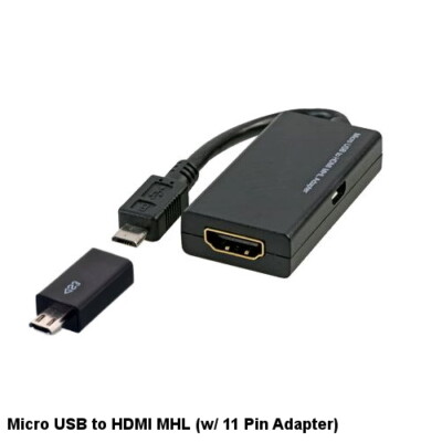 HDMI MHL Adapter Connector to Micro USB 11Pin for Samsung Galaxy S3 S4 ...