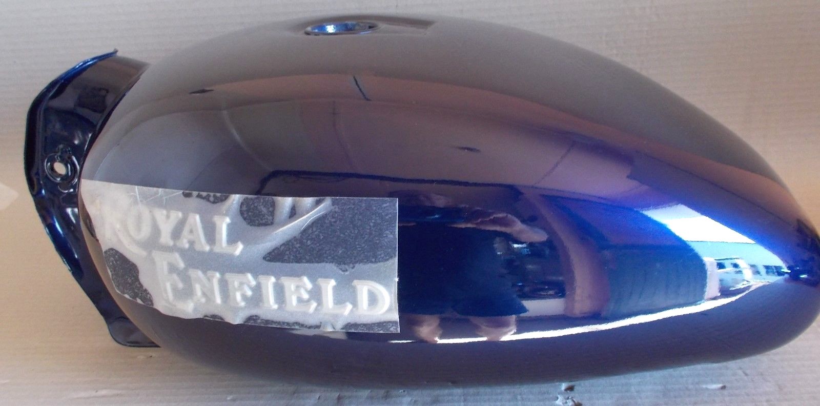 Royal Enfield Bullet Electra Fuel Tank # 849017 Mica Dark Blue 1950 ...