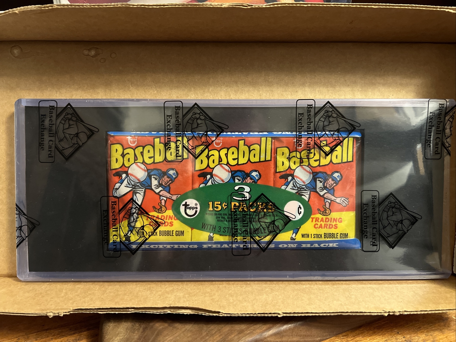 1975 TOPPS WAX TRAY Baseball Unopened And Bbce Auth High Grade For A ...