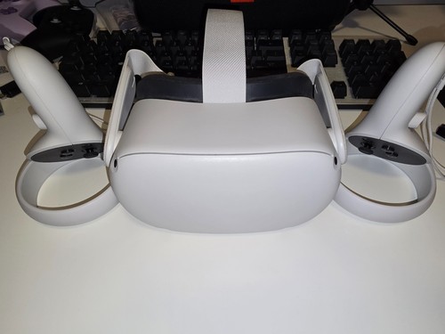 Oculus Quest 2 Meta Standalone VR Headset White, 64GB with Controllers | eBay