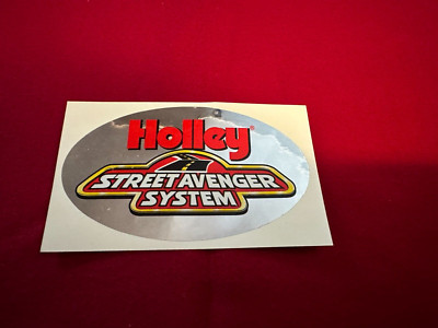 Holley Street Avenger System Sticker Decal Hot Rods Racing | eBay
