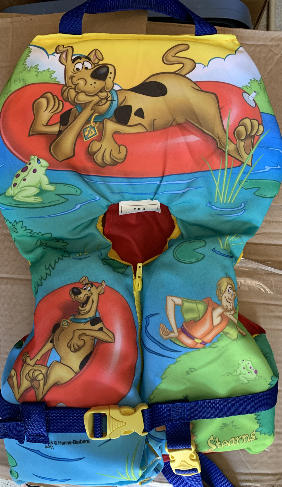 Youth Scooby Doo Life Jacket Ski Vest 30-50 Ib Kids Life Vest. Great ...