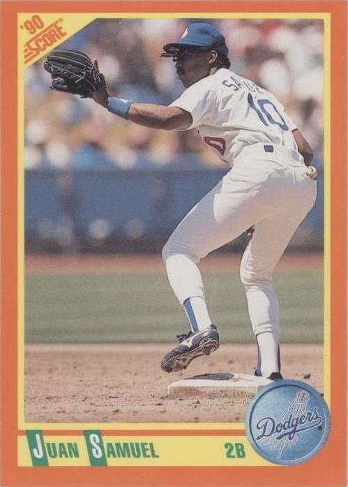1990 Score Rookie & Traded - Juan Samuel #33T for sale online | eBay