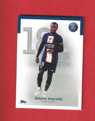 Topps PSG Official Team Set Paris Saint Germain 2022-23 Base set carte ...