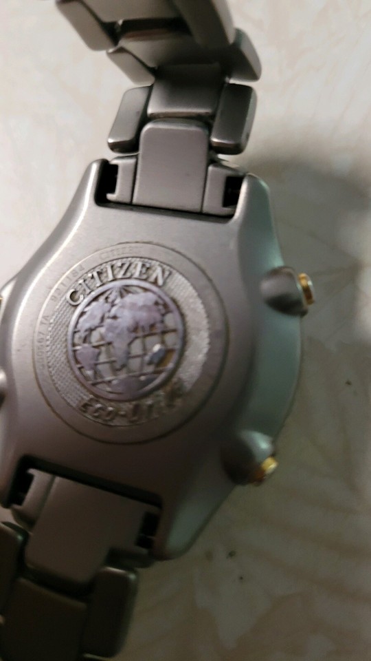 Citizens solar tech eco-drive titanium wr100 watch | eBay