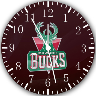 Milwaukee Bucks Frameless Borderless Wall Clock Nice For Gifts or Decor ...
