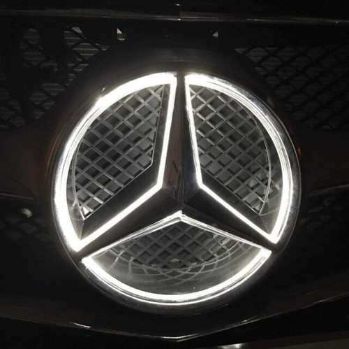 Illuminated Front Grille LED Badge Star Emblem Fit For Mercedes Benz ...