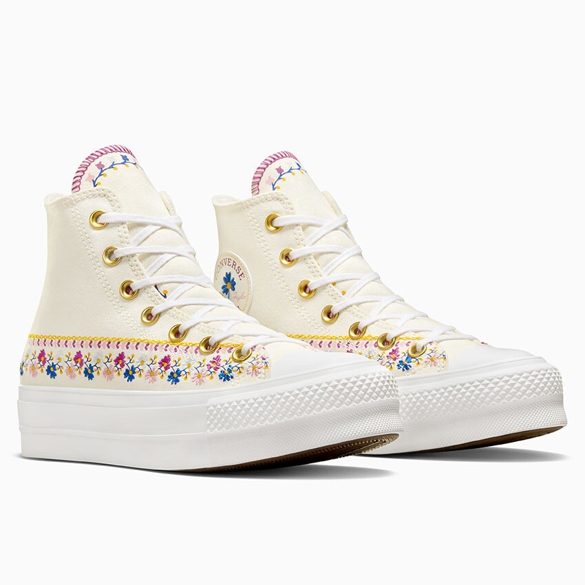 Converse Chuck Taylor AS Free Spirit Florals Platform Hi, A12050C Sizes ...