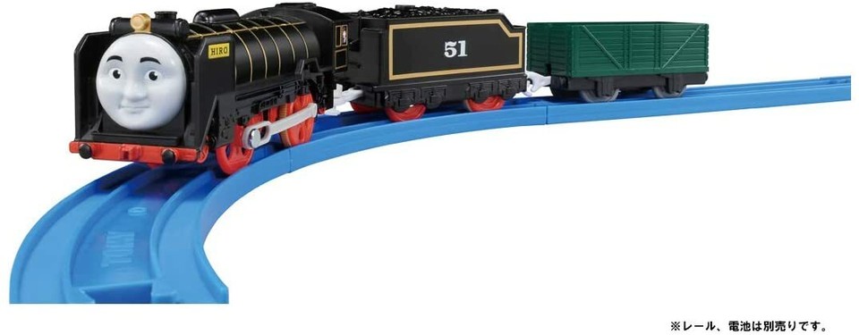 Motorized Thomas 80th Anniversary Gold Oigawa Tomy Plarail Trackmaster ...