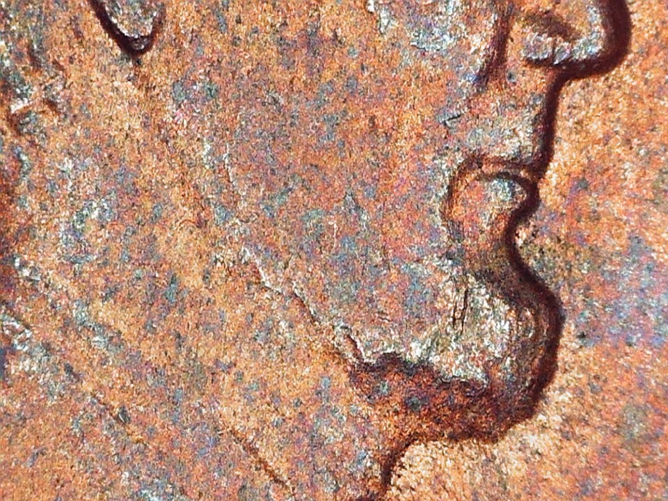 1984 Lincoln Memorial Cent No Mint Mark DDO Double Rim Off Center Zink ...