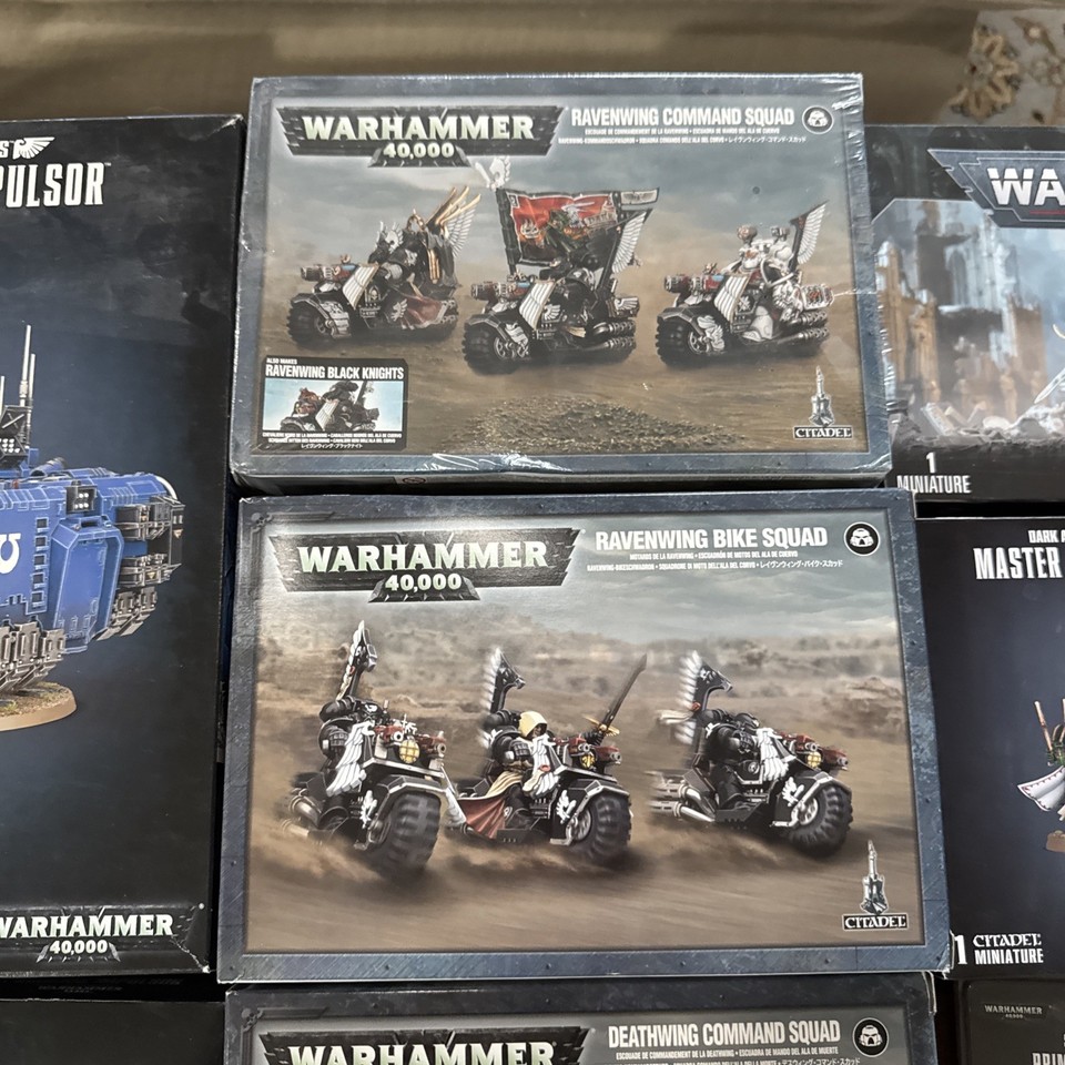 Huge Dark Angels WH40K Lot - Space Marines, Primaris, Deathwing ...