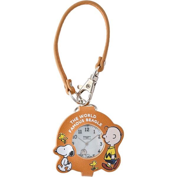 PNT028-1 (BR) peanuts strap loupe watch Snoopy Brown Goods Toy New | eBay