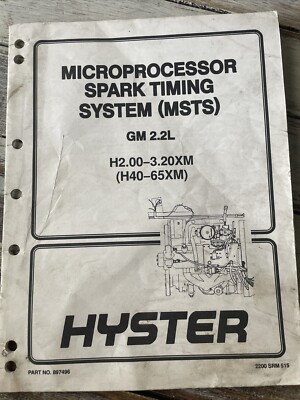 Manuals & Books - Hyster Service Manual