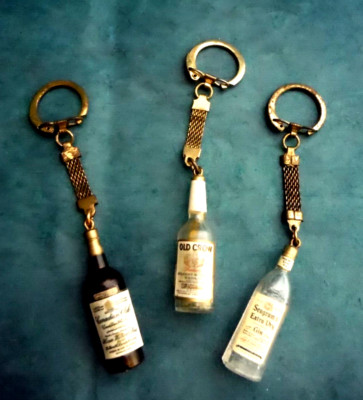 Vintage tiny Seagram's extra dry Gin bottle keychain from Holland | eBay