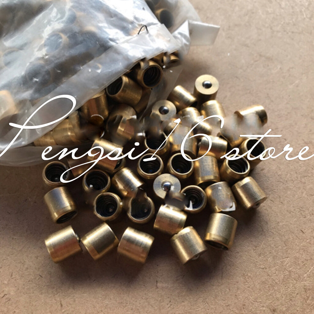 1000PC National standard bullet oil cup Press-fit oil cup Copper oil ...