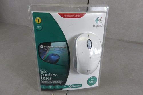 Logitech V470 Bluetooth Laser Mouse Cordless White New | eBay