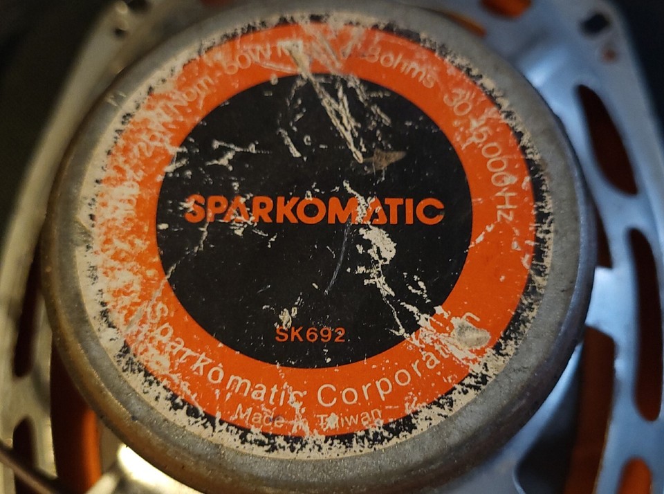 Sparkomatic Coaxial 6x9 Deck Mount Stereo Speaker Model SK 692 | eBay