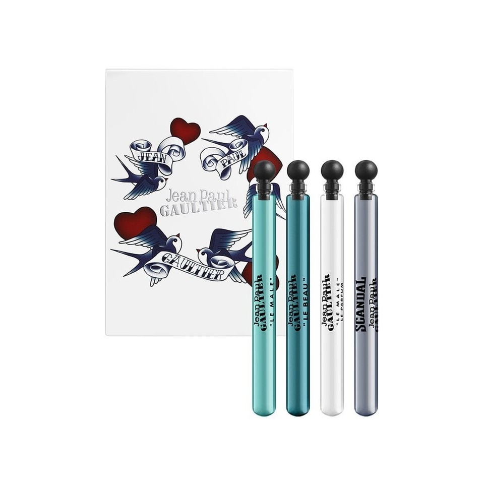 Jean Paul Gaultier Elixir Scandal gift set 50 75ml EDT Shower Gel Mini ...