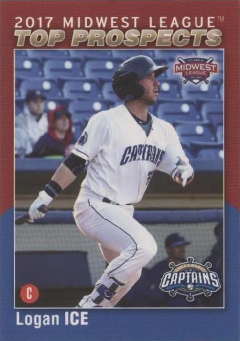 2017 Choice Midwest League Top Prospects - Logan Ice #20 (RC) for sale ...
