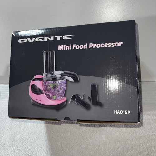 New! OVENTE Mini Food Processor HL-2039 Slice & Chopping. I.5 Cap. Bowl ...