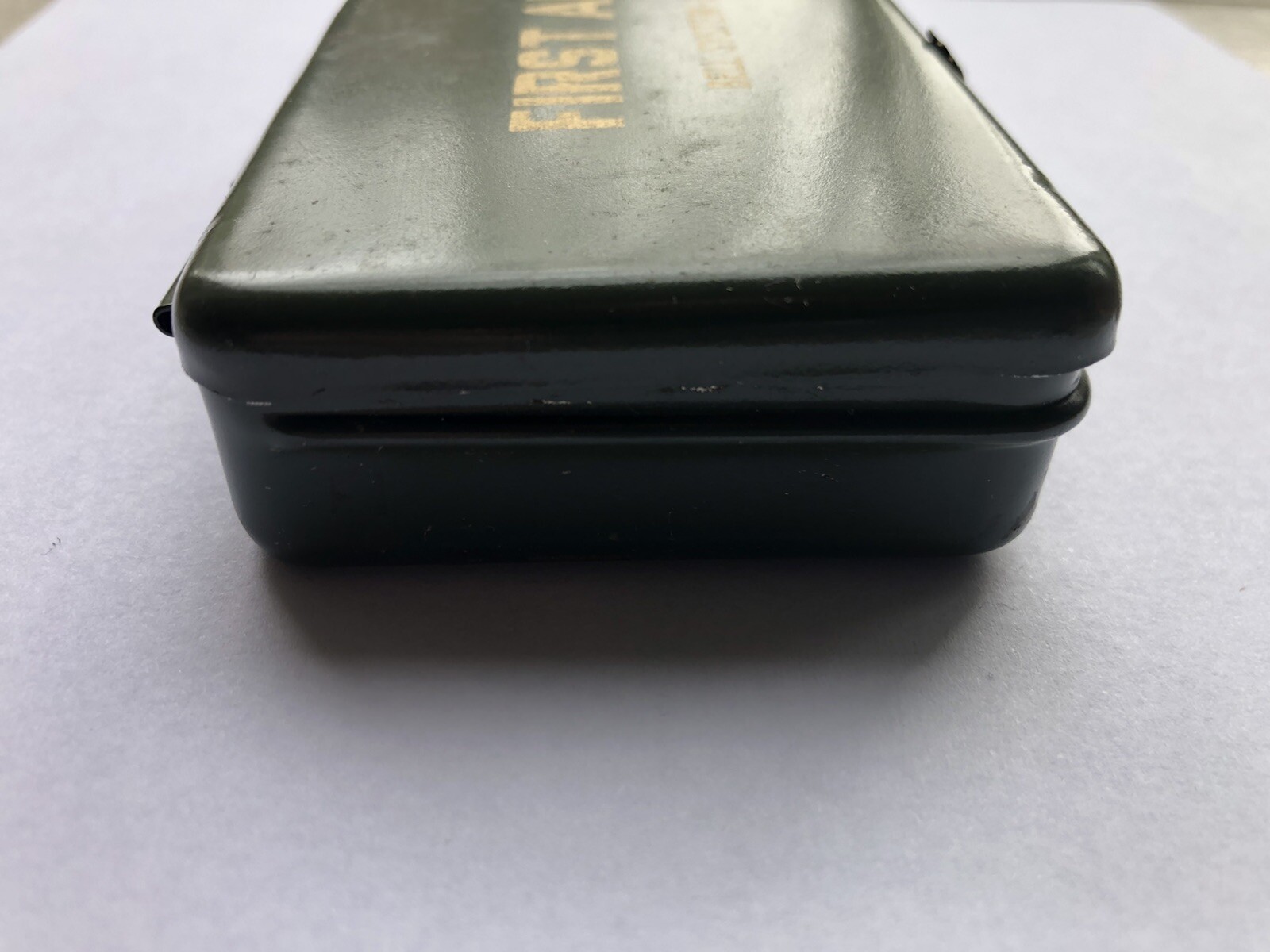 Bell Telephone System-S Green Lineman Metal First Aid Kit | eBay