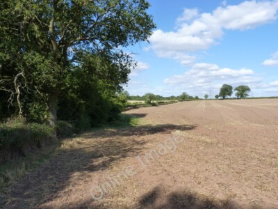 Photo 6x4 Footpath along the edge of a field Burnhill Green c2011 | eBay UK