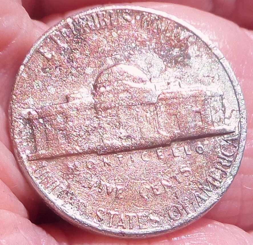 1970 S Jefferson Copper Nickel Improper Alloy Mix Annealed Error copper ...