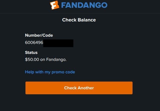 $50 Fandango Gift Card | eBay
