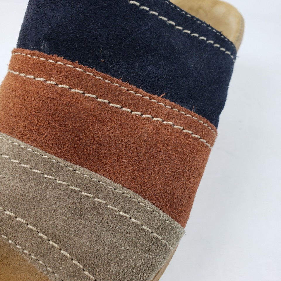 Clarks Artisan Aisley Lily Womens Size 8 W Brown Suede Platform Wedge ...