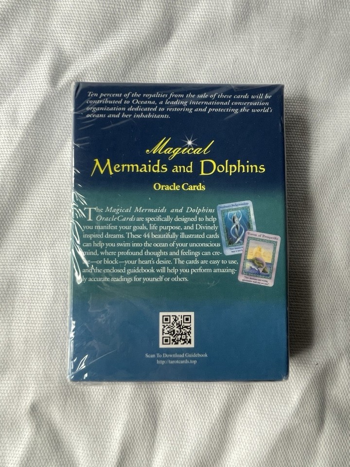 Magical Mermaids and Dolphins Oracle Cards 44 Tarot Card Deck Doreen ...