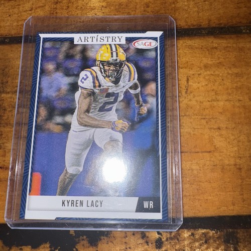 2024 SAGE Artistry Gold Parallel #5 KYREN LACY LSU Tigers Football Card ...