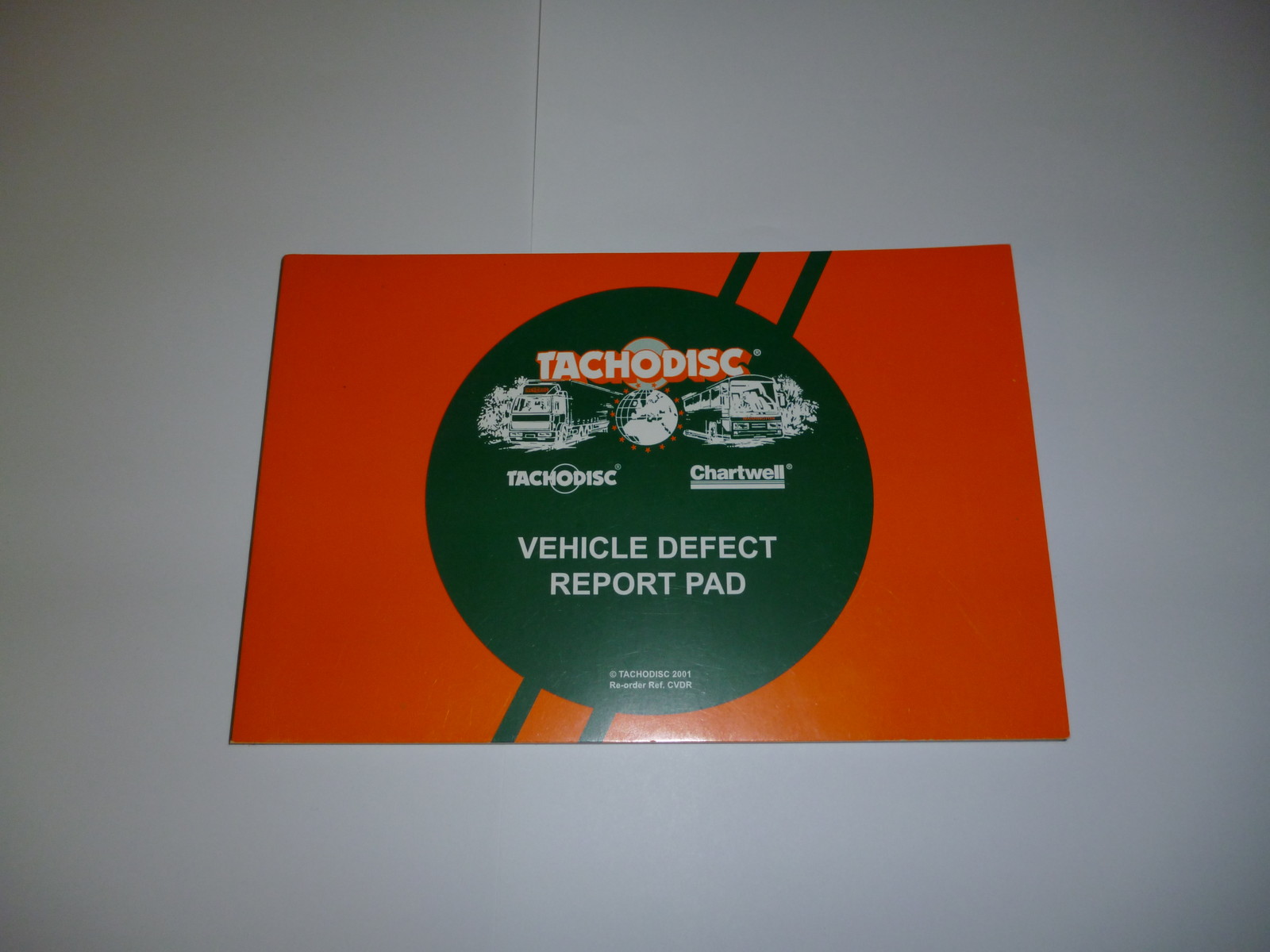 Vehicle Defect Report Pad HGV/PSV/PCV Tachograph Product. Tachodisc ...