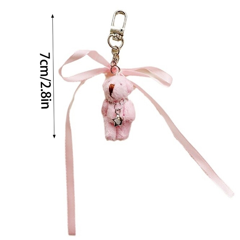 Fashionable Bag Decoration Bear Pendant Keychain Bag Accessory for ...