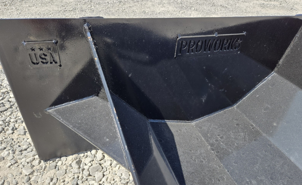 Proworks Tree Spade Stump Shovel Bucket Attachment Fits Skid Steer ...