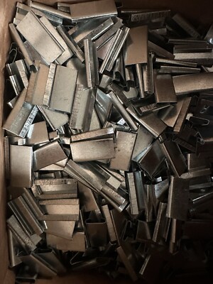 Galvanized steel banding clips 3/4” strap fastener 1.75” long 200 count ...
