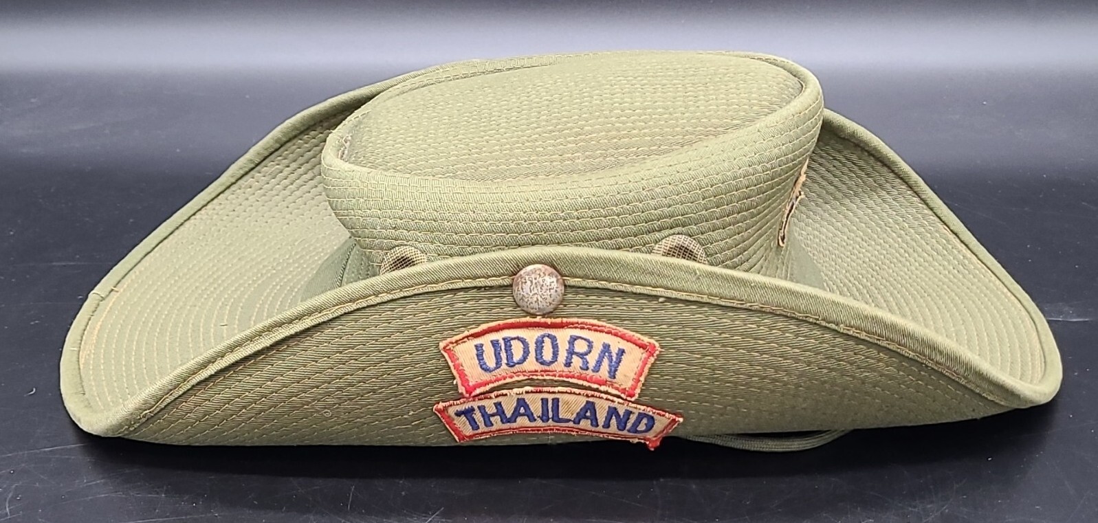 US Military Vietnam War Era Bush Hat Udorn Thailand Road Runner | eBay