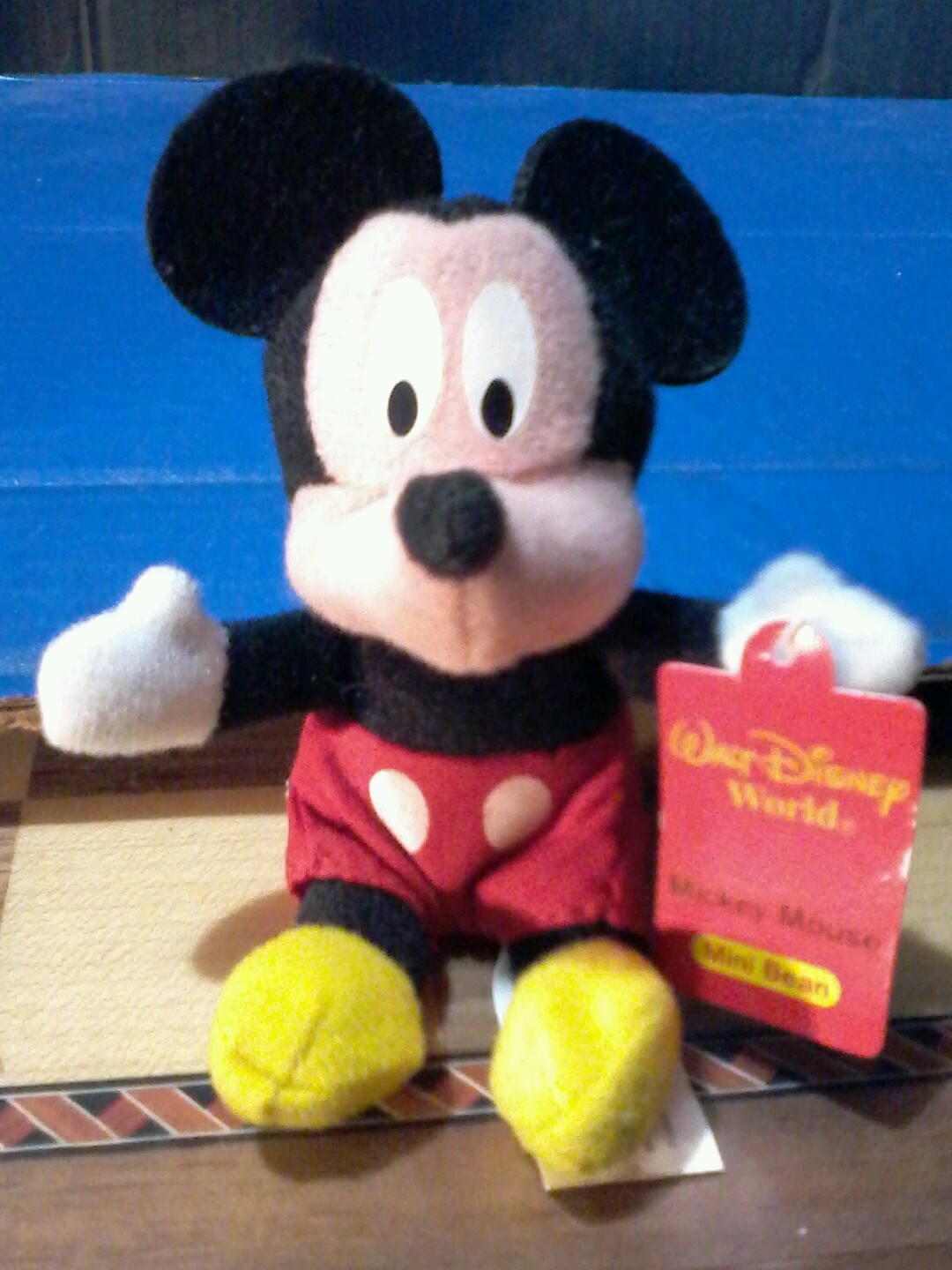 Mickey Mouse Mini Bean COLLECTIBLE WALT DISNEY PLUSH TOY World Land ...