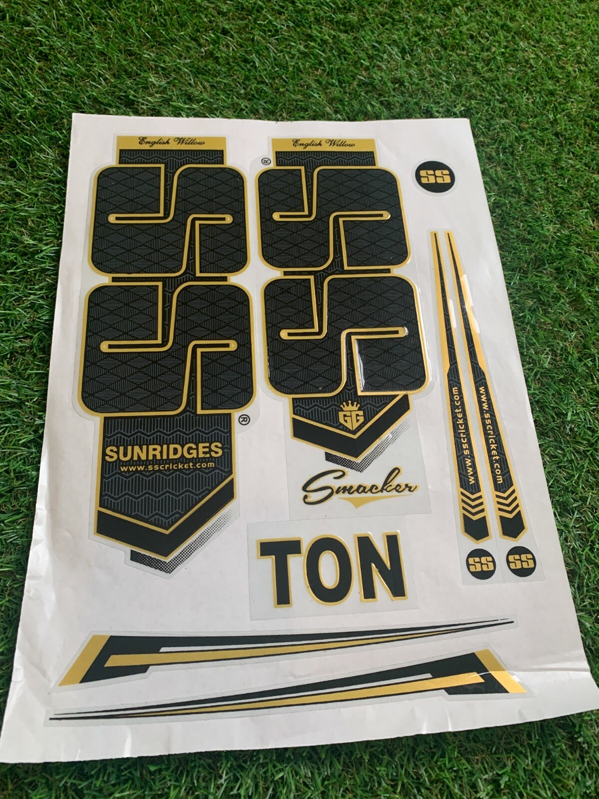 Cricket bat sticker Embossed (SS SMACHER 2022) | eBay UK