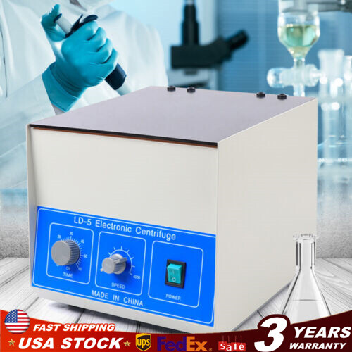 50 ml 8 Electric Centrifuge Medical Lab Benchtop Centrifugal Separator ...
