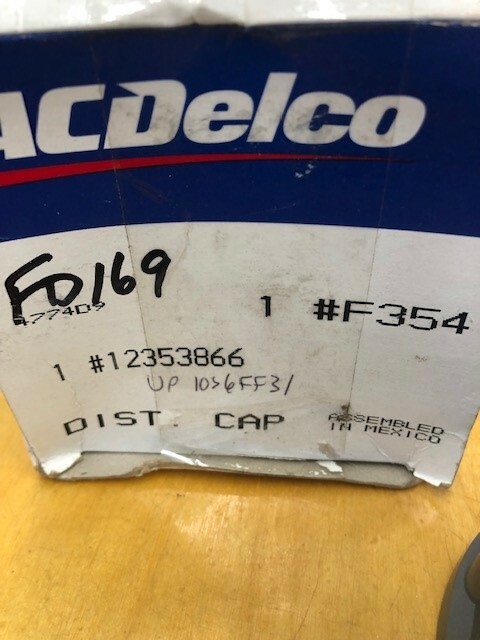 AC DELCO F354/GM 12353866 PREMIUM QUALITY IGNITION DISTRIBUTOR CAP; NOS ...