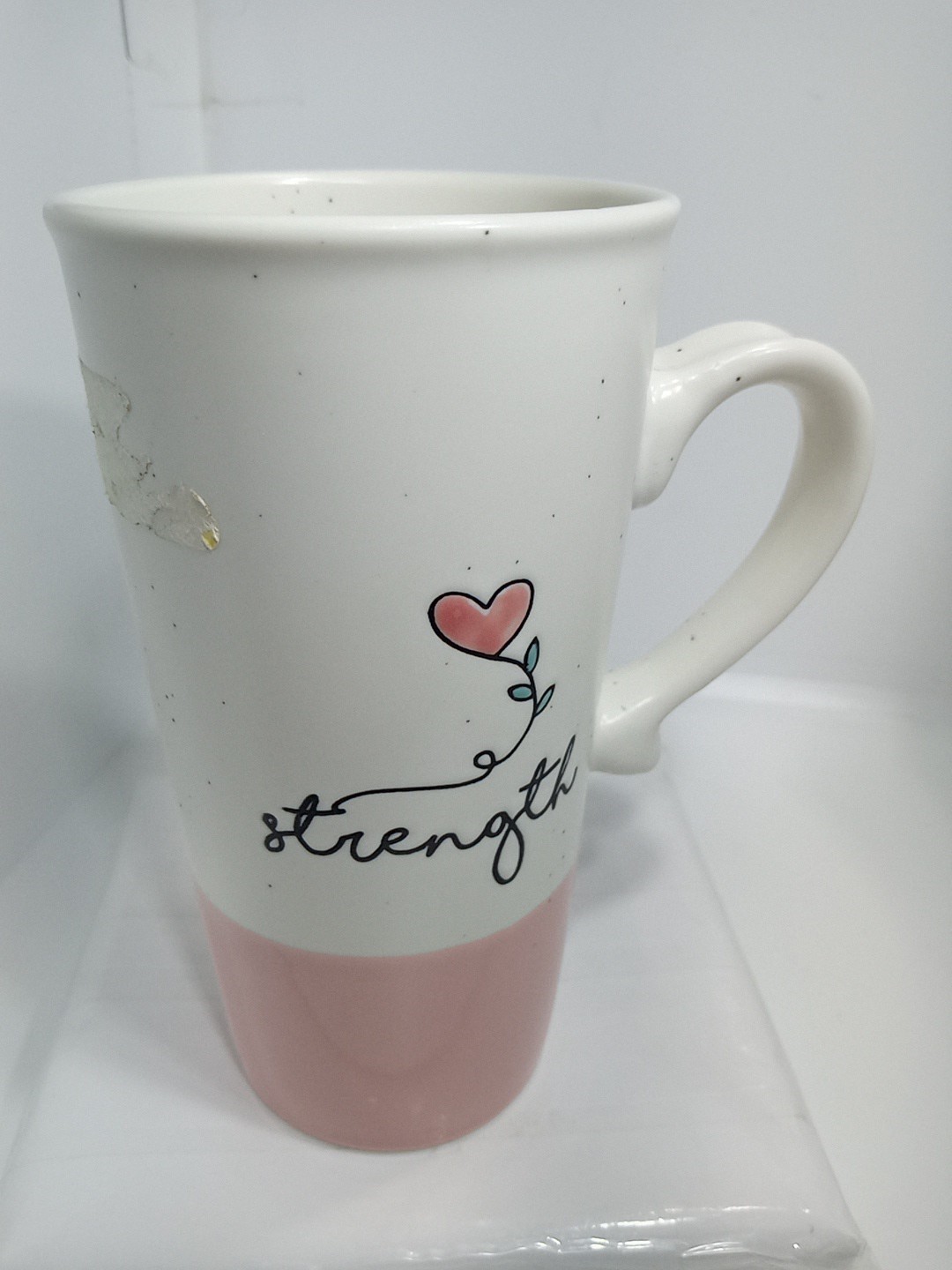 STRENGTH MUG. STRENGTH COFFEE MUG. STRENGTH FLORAL DECO MUG. B375 | eBay