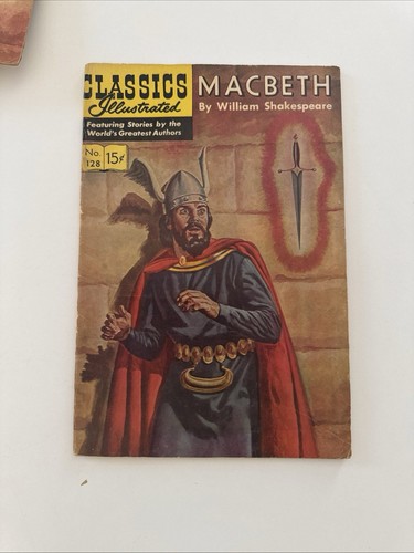 Sept 1955 Classics Illustrated #128 Comic MACBETH - Lot of 10 | eBay