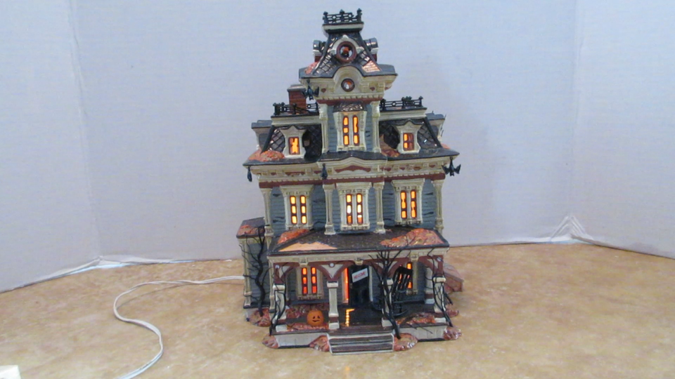 Dept. 56 Halloween 1999 Grimsly Manor Spooky Sounds and Lightning Works ...