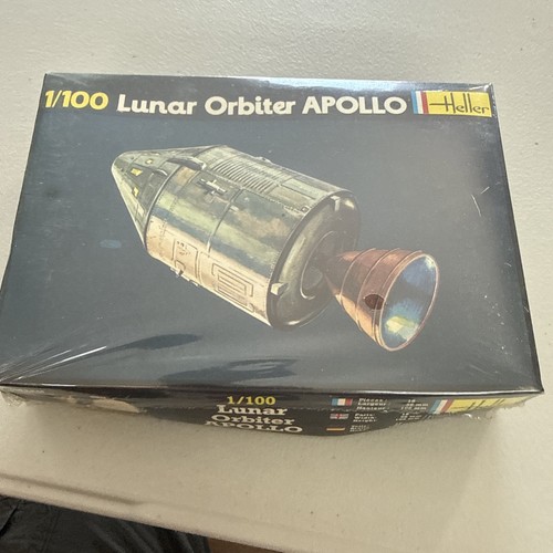 1:100 Model Lunar Orbiter Apollo Spacecraft Heller Sealed New | eBay