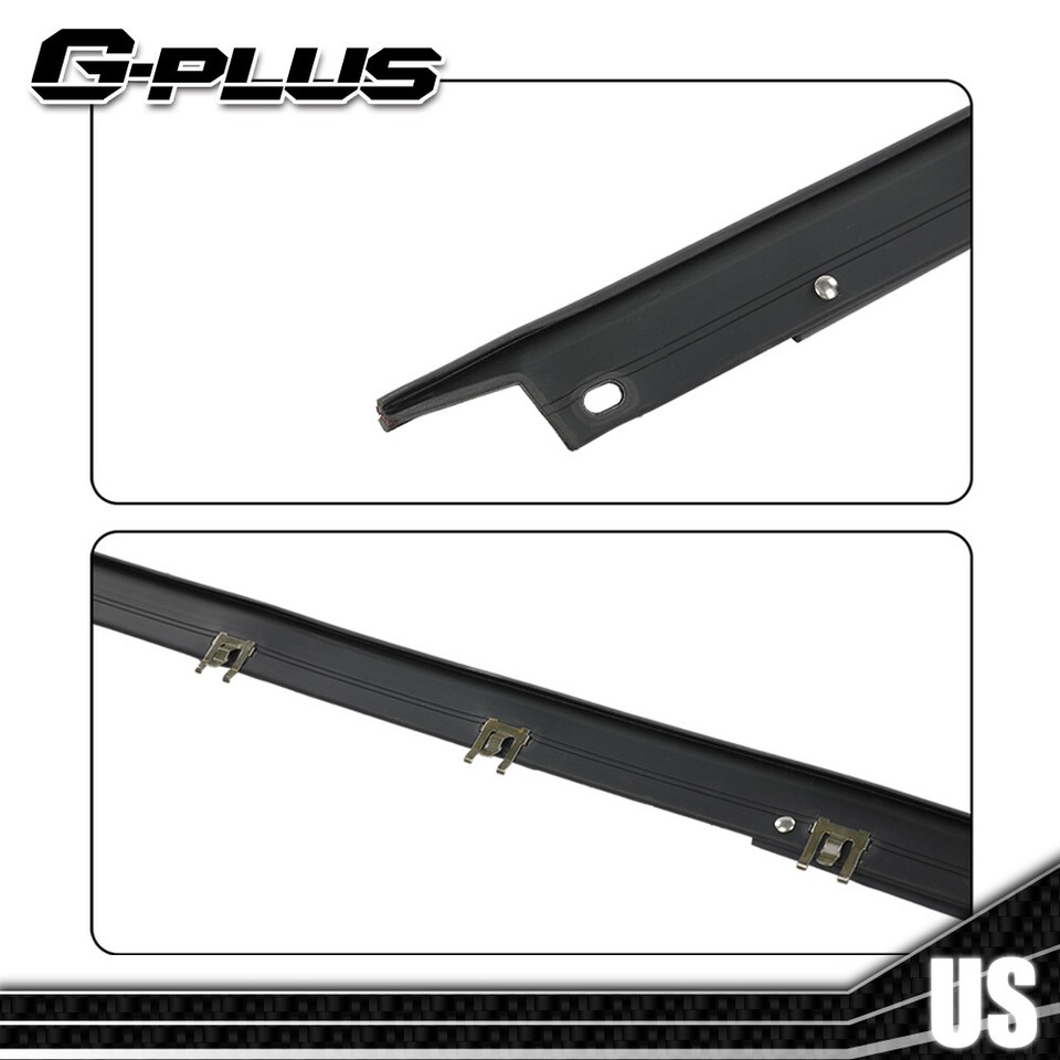 Window Felt Sweeps Weatherstrip w/ Rivets Belt Outer Fit For 84-96 ...