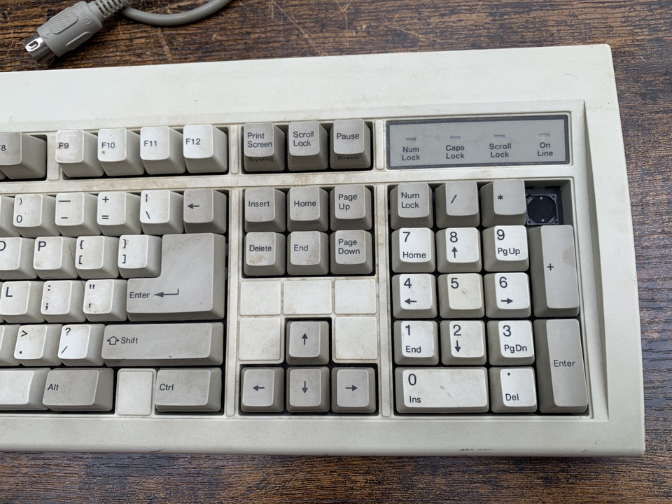 Vintage Chicony Electronics KB-5191 Mechanical Clicky-Key AT Computer ...