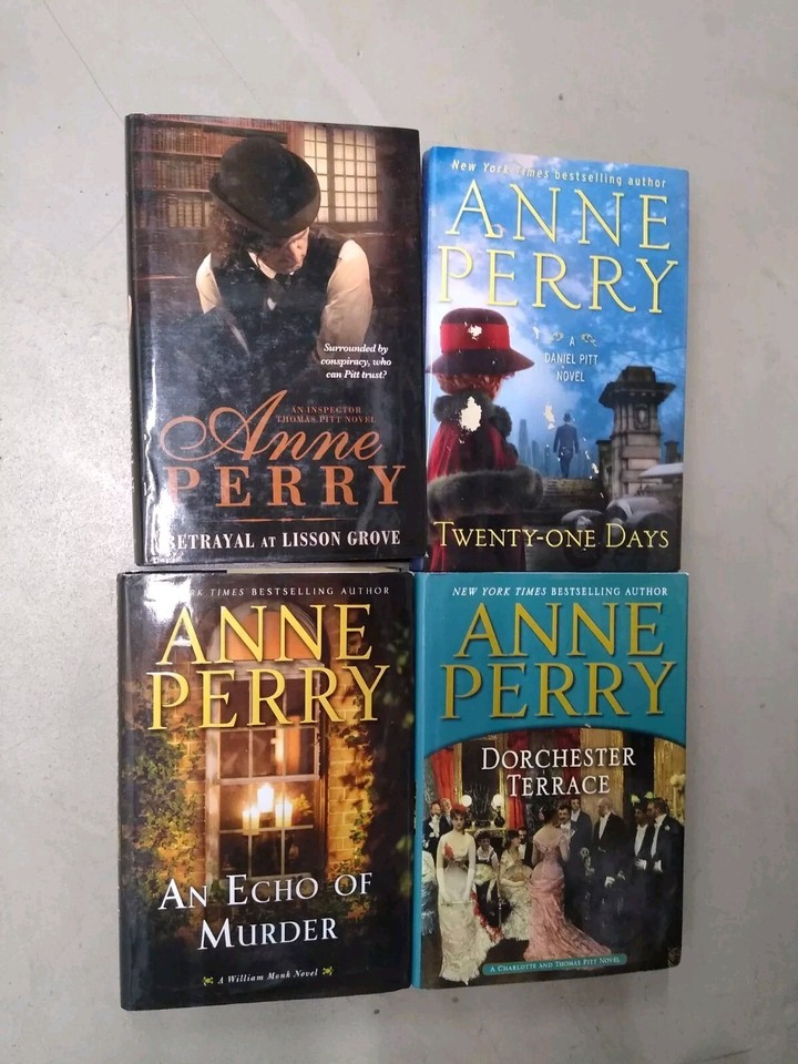 Lot Of 26 Anne Perry Mystery Historical Detective Novels 24 HC 2 PB ...